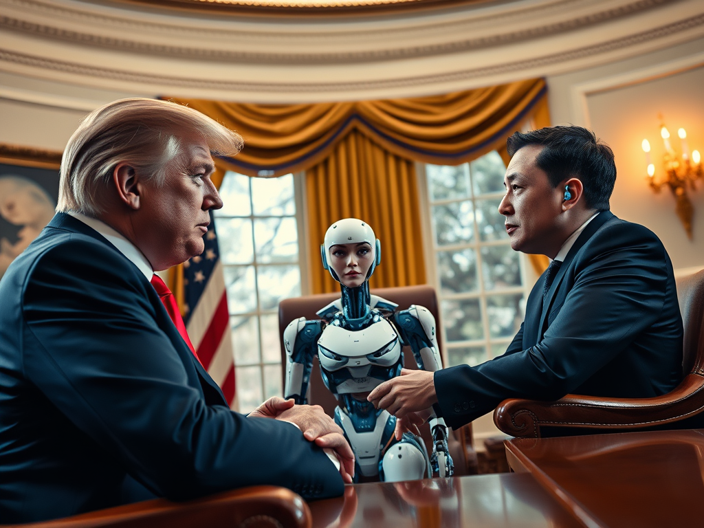 President Trump & Elon Musk in the Oval Office? sho off $$$ - Mind Trap