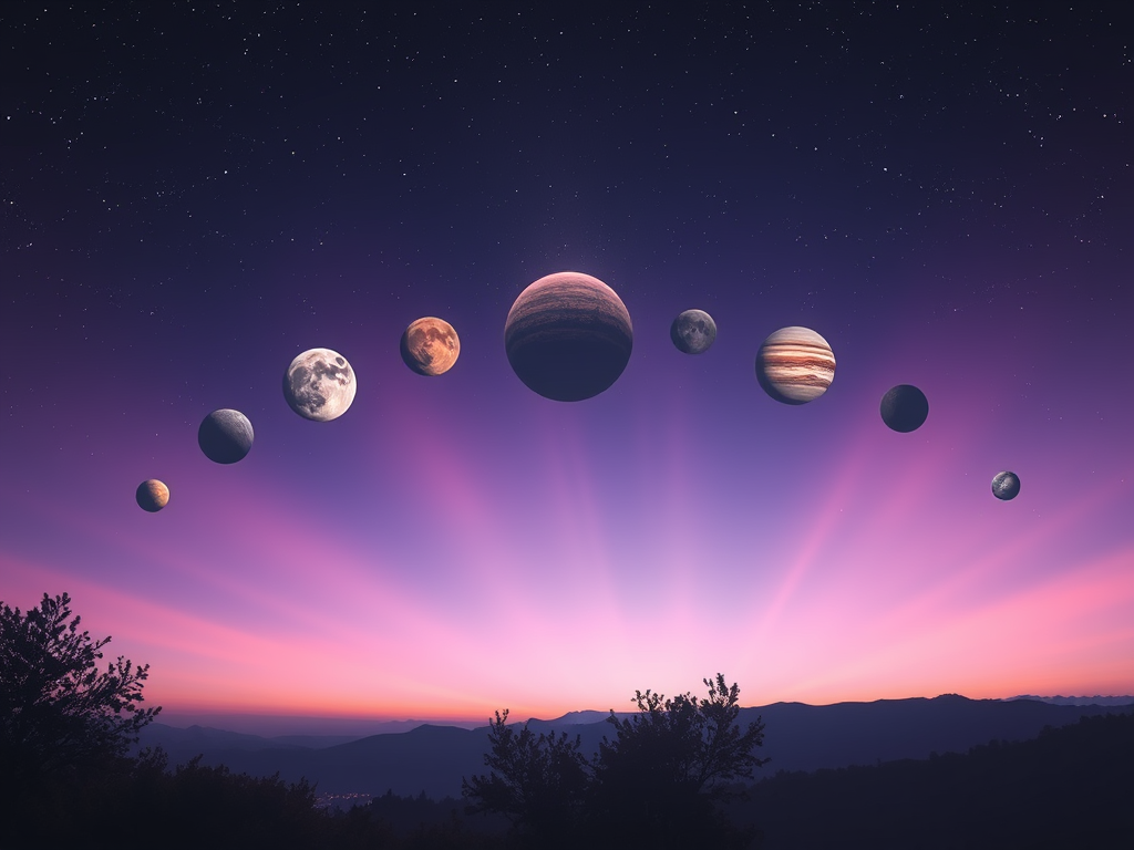 7 planets are aligned in the night sky right now. But what's that mean ...