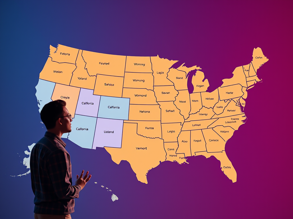 Size matters! New US map reveals how big states would be — if they were ...